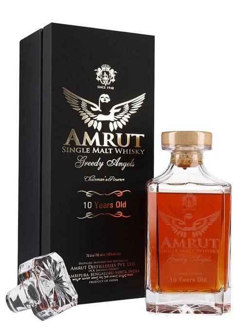 Shop Amrut Greedy Angels 10yo Single Malt Whisky 700ml at Liquorland