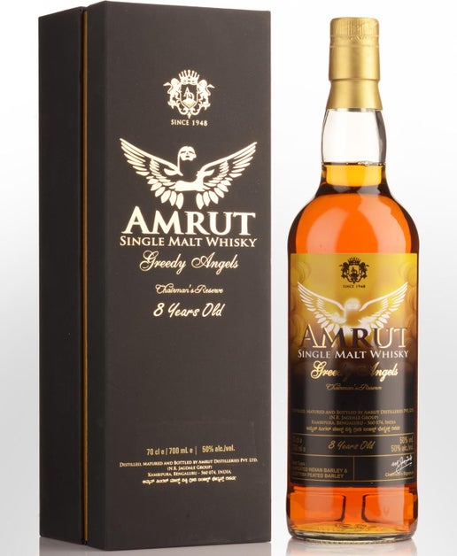 Shop Amrut Greedy Angels 8yo Single Malt Whisky 700ml at Liquorland