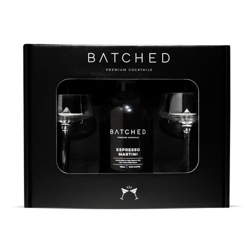 Shop Batched Espresso Martini Glasses Giftpack 725ml at Liquorland