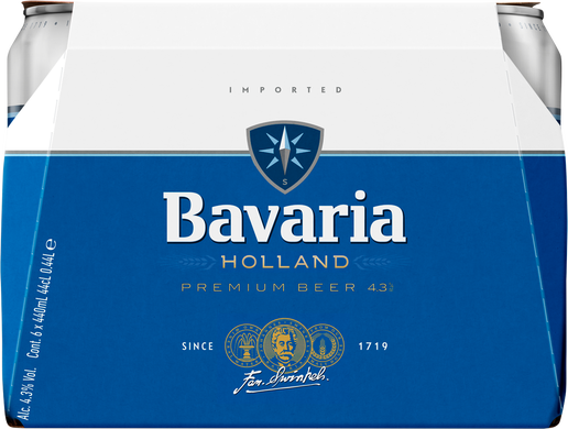 Shop Bavaria Holland 6 Pack Cans 440ml at Liquorland