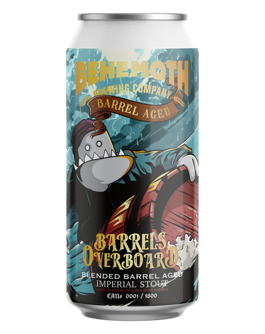 Shop Behemoth Barrels Overboard Imperial Stout Can 440ml at Liquorland
