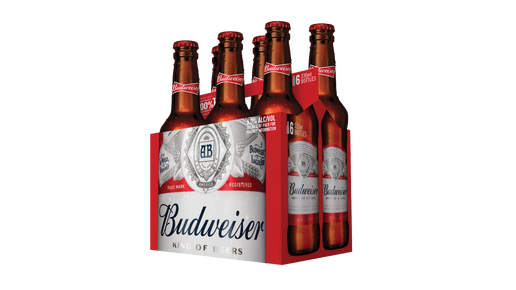 Shop Budweiser 6 Pack Bottles 330ml at Liquorland