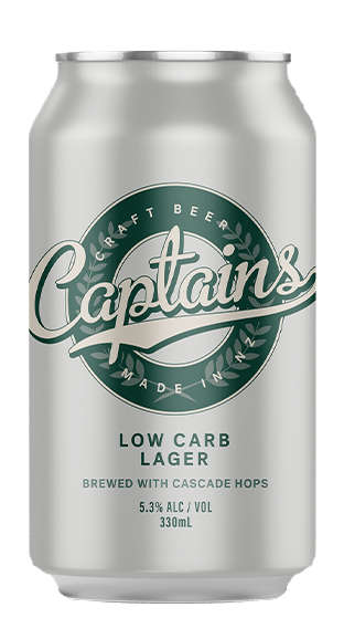 Shop Captains Beer Low Carb Lager 6 Pack Cans 330ml at Liquorland