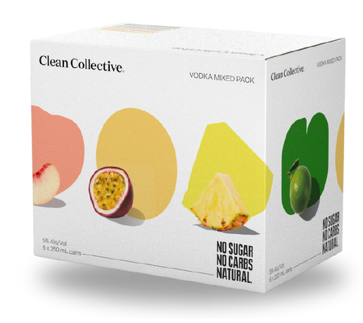 Shop Clean Collective Mix Vodka 6 Pack Cans 250ml at Liquorland