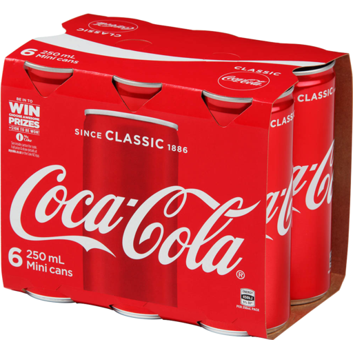 Shop Coca Cola 6 Pack Cans 250ml at Liquorland
