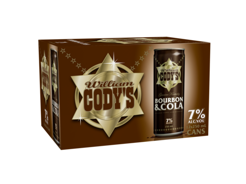 Shop Codys & Cola 7% 12 Pack Cans 250ml at Liquorland