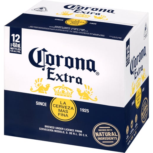 Shop Corona Extra 12 Pack 450ml at Liquorland