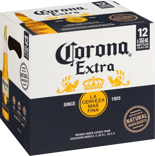 Shop Corona Extra 12 Pack Bottles 355ml at Liquorland