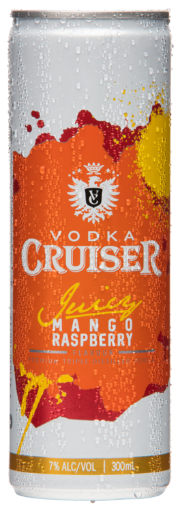 Shop Cruiser Mango Raspberry 7% 4 Pack Cans 300ml at Liquorland