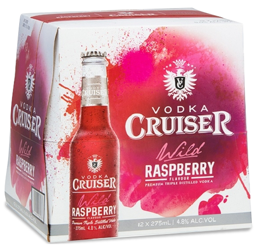 Shop Cruiser Raspberry 4.8% 12 Pack Bottles 275ml at Liquorland