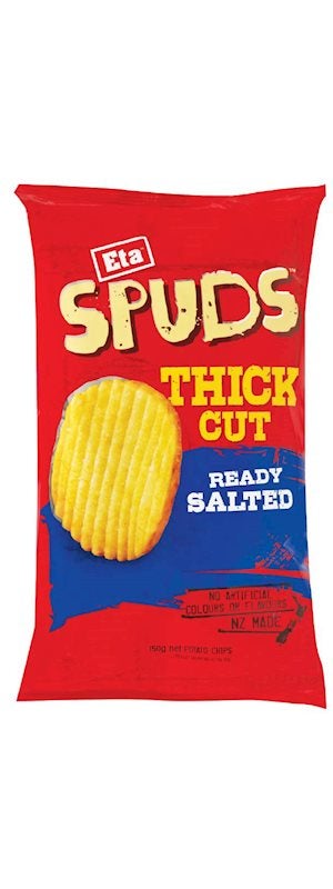 Shop Eta Spuds Thick Cut Sea Salt 150gm at Liquorland