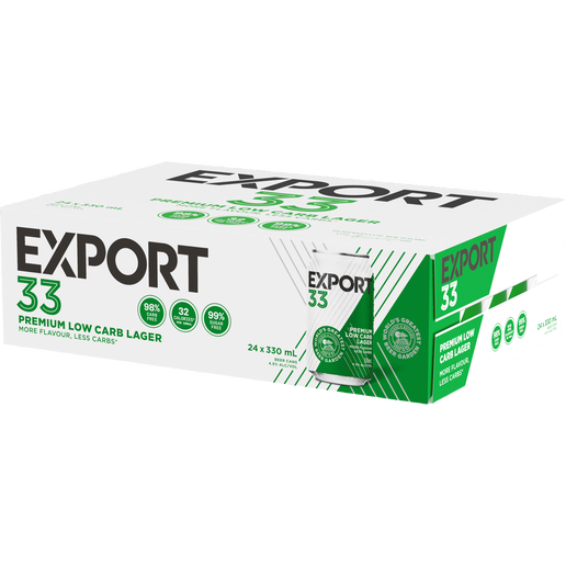 Shop Export 33 24 Pack Cans 330ml at Liquorland