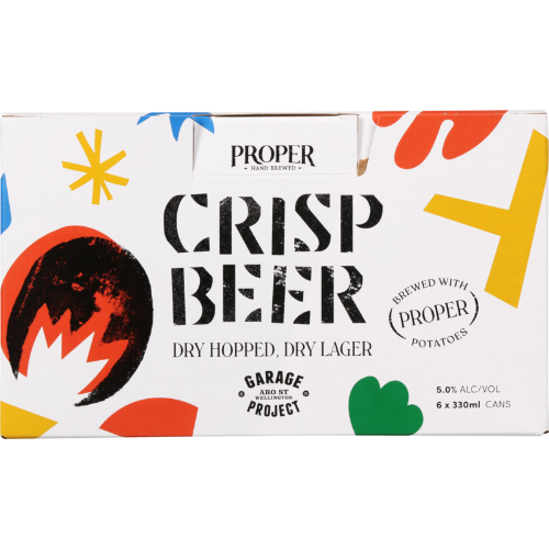 Shop Garage Project Proper Crisp Beer 6 Pack Cans 330ml at Liquorland