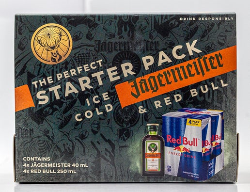 Shop Jagermeister Red Bull Starter Pack at Liquorland