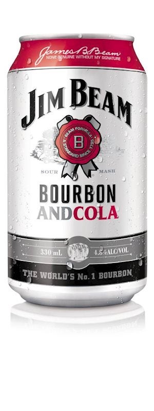 Shop Jim Beam & Cola 10 Pack Cans 330ml at Liquorland