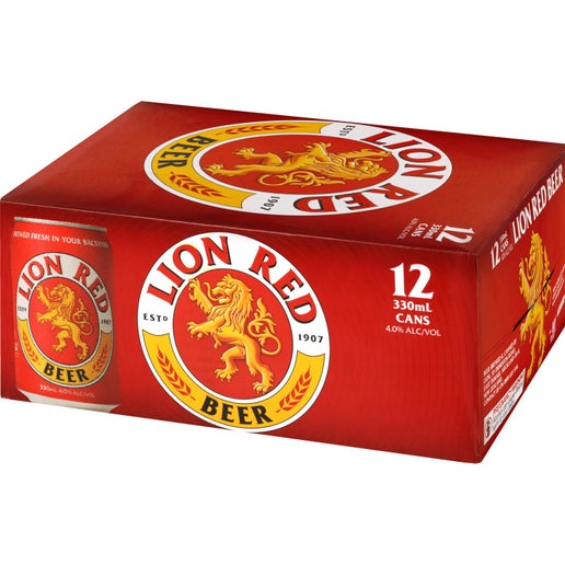 Shop Lion Red 12 Pack Cans 330ml at Liquorland