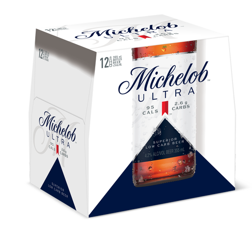 Shop Michelob Ultra 12 Pack Bottles 355ml at Liquorland