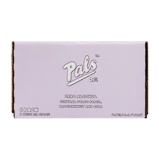 Shop Pals Zero Alcohol Central Otago Peach Passionfruit & Soda 6 Pack ...