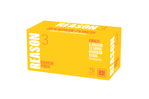 Shop Reason 3 Bourbon Punch 10 Pack Cans 250ml at Liquorland