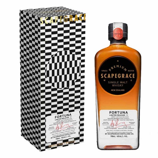 Shop Scapegrace Fortuna New Zealand Single Walt Whisky 700ml at Liquorland