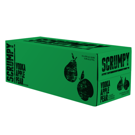 Shop Scrumpy Apple & Pear Vodka 5.8% 10 Pack Cans 330ml at Liquorland