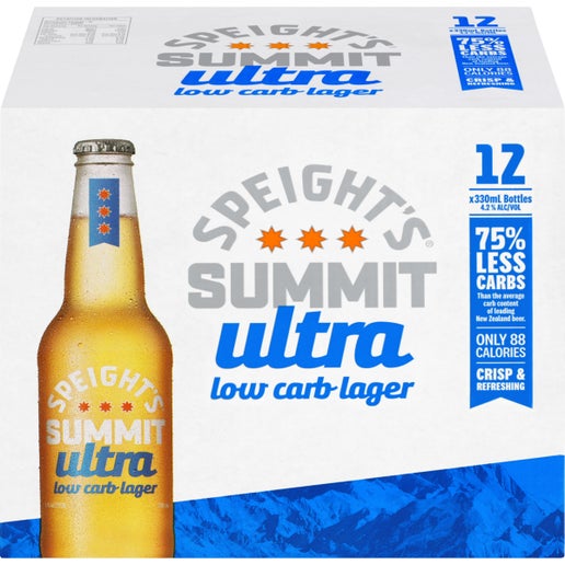 Shop Speights Summit Ultra Low Carb 12 Pack Bottles 330ml at Liquorland