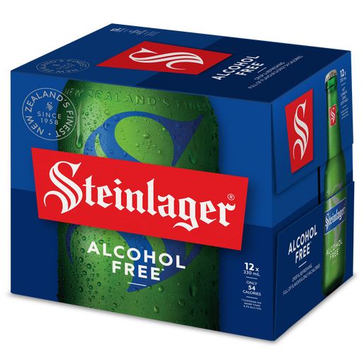 Shop Steinlager Alcohol Free 12 Pack Bottles 330ml at Liquorland
