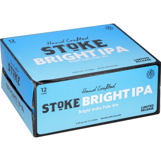 Shop Stoke Bright Ipa 12 Pack Cans 330ml at Liquorland