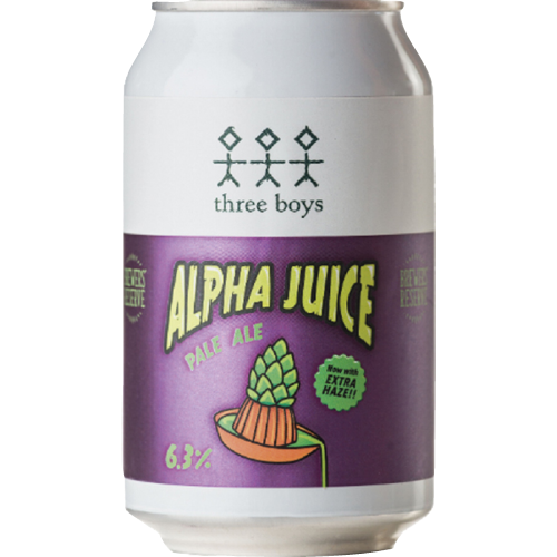 Shop Three Boys Alpha Juice Pale Ale Can 330ml at Liquorland